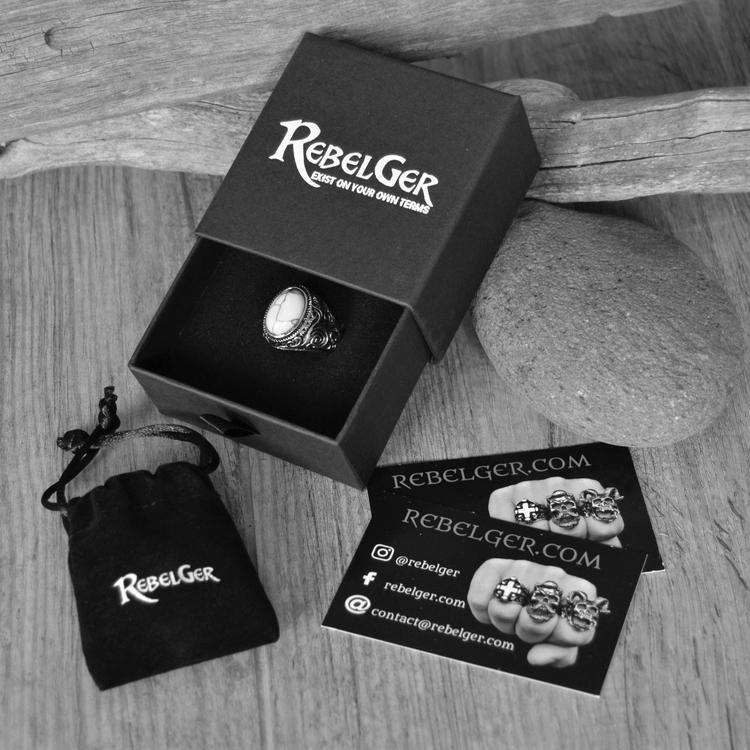 White Stone Ring